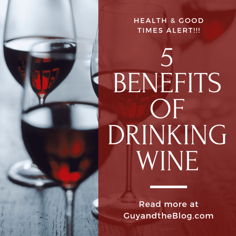 5 Benefits of Drinking Wine - Guy and the Blog